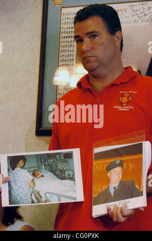 Deputy Chief Jim Riches, father of Firefighter Jimmy Riches, of Ladder ...