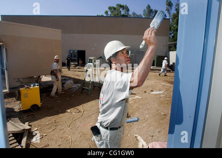 Aug 16, 2007, Poway, California, USA At left, GEOFFREY BRADLEY and ...