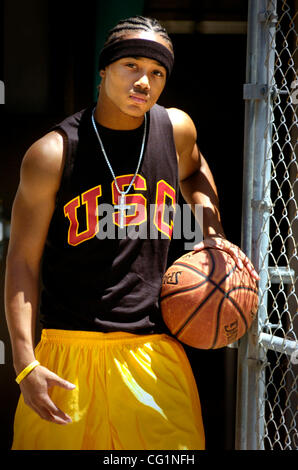Romeo Miller, formerly known as rap star Lil Romeo, stands outside the ...