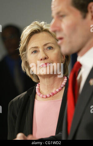 NY Governor Eliot Spitzer is joined by NY Senator Hillary Clinton to ...