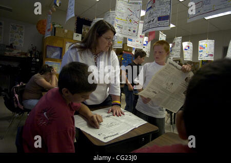 Dana Dillon, 5th grade teacher at Weed Elementary School in Weed ...