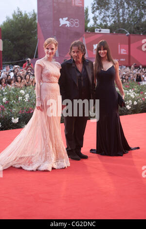 Jessica Chastain, left, and Al Pacino attend a ceremony honoring ...