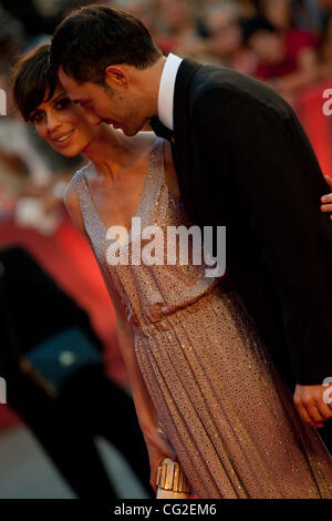 Actors Claudia Pandolfi and Filippo Timi The 68th Venice Film Festival ...