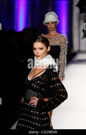 Oct. 27, 2011 - Athens, Greece - A model presents a creation by Greek ...