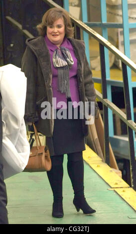 Susan Boyle at the ITV Studios London, England - 24.10.11 Stock Photo ...