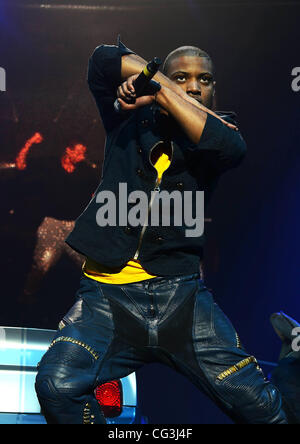 Jonathan Gill aka JB JLS performing at The O2 Dublin, Ireland - 09.01. ...