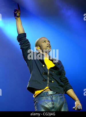 Jonathan Gill aka JB JLS performing at The O2 Dublin, Ireland - 09.01. ...