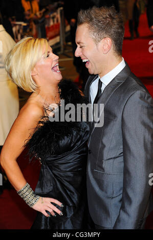 Kerry Katona and Dan Whiston at the UK premiere of "Pirates of the ...