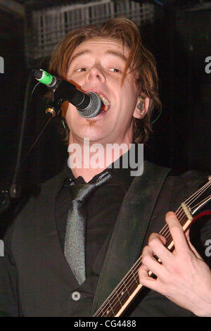 Shimon Moore of band 'Sick Puppies' performing live on stage at the Air ...