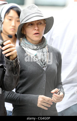 Madonna seen filming on location for her new movie W.E. The film ...