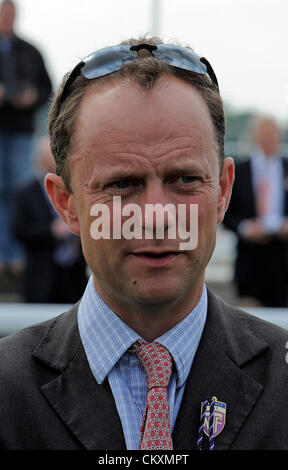 DAVID LANIGAN TRAINER YORK RACECOURSE YORK ENGLAND 25 August 2012 Stock ...