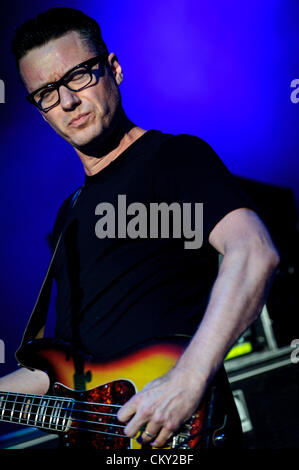 Aug. 31, 2012 - Toronto, Ontario, Canada - STUART CHATWOOD, bassist and ...