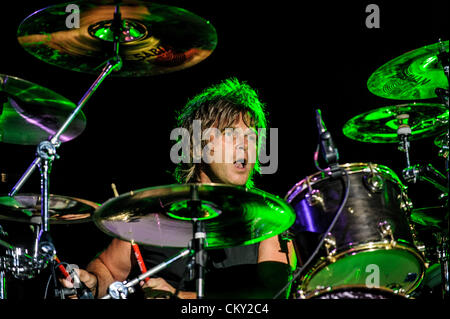 Aug. 31, 2012 - Toronto, Ontario, Canada - STUART CHATWOOD, bassist and ...
