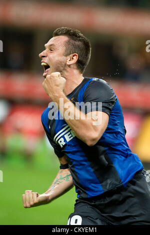 Milan, Italy. Antonio Cassano (Inter), OCTOBER 25, 2012 - Football ...