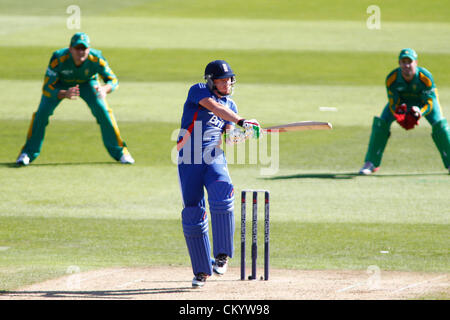05/09/2012 Nottingham, England. England's Jonny Bairstow batting during ...