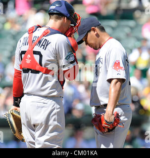 Boston Red Sox pitcher Ryan Watson delivers during the ninth inning of ...