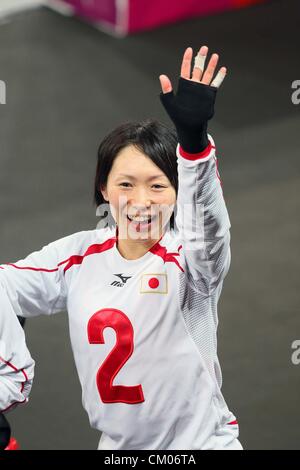 Rie Urata (JPN), SEPTEMBER 6, 2012 - Goalball : Women's goalball Semi ...