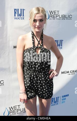 Ashlee Simpson at arrivals for FIJI Water Summer Soak at WET Republic ...