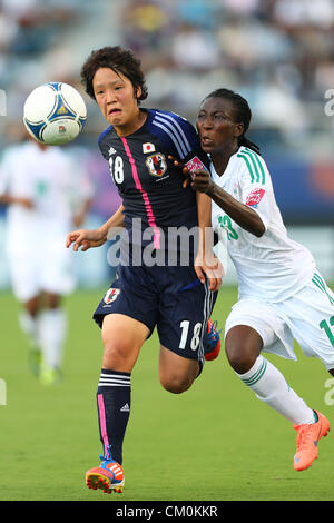 Asuka Nishikawa (JPN), SEPTEMBER 8, 2012 - Football / Soccer : Asuka Nishikawa of Japan scores ...