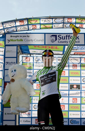 Kristian House from the Rapha Condor Sharp Cycling Team before stage 5 ...