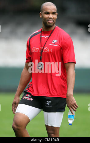 DURBAN, SOUTH AFRICA - SEPTEMBER 14,Mario Booysen during the Absa ...