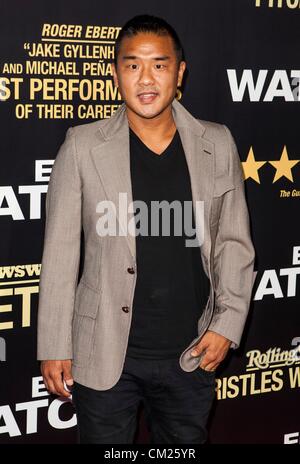 Gene Hong Los Angeles Premiere of "End Of Watch" held at Regal Cinemas ...