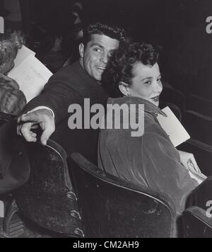 DALE ROBERTSON with wife.(Credit Image: © Larry Barbier Jr/Globe Photos ...