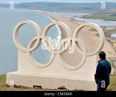 Dorset's Olympic rings given pride of place at the popular viewpoint ...