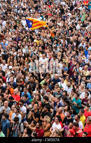 Barcelona, Spain. 23rd September, 2012. The "Porca of Sant Antoni", one ...