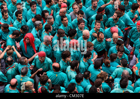 Barcelona, Spain. 23rd September, 2012. The "Porca of Sant Antoni", one ...