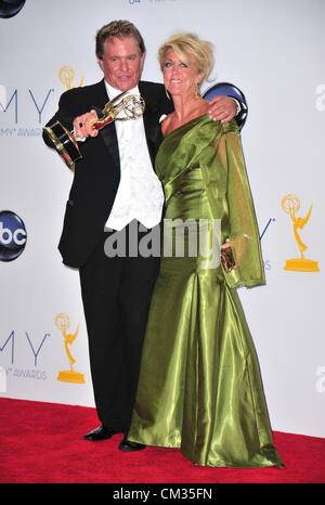 Tom Berenger Laura Moretti inpress room64th Primetime Emmy Awards ...