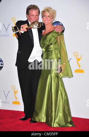 Tom Berenger Laura Moretti inpress room64th Primetime Emmy Awards ...