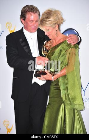 Tom Berenger Laura Moretti inpress room64th Primetime Emmy Awards ...