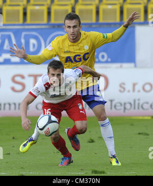 First Czech soccer league, 8th round: FK Teplice vs Viktoria Plzen ...