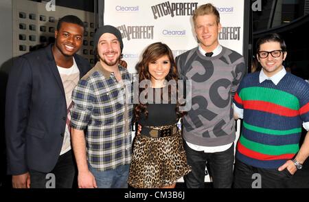 Pentatonix at The Pitch Perfect Premiere at the Arclight Theatre In Los ...