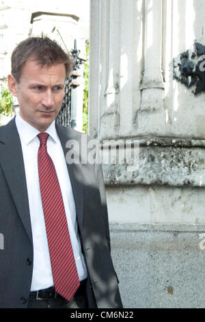 17th October 2012. Westminster London UK. Vince Cable leaves the House ...