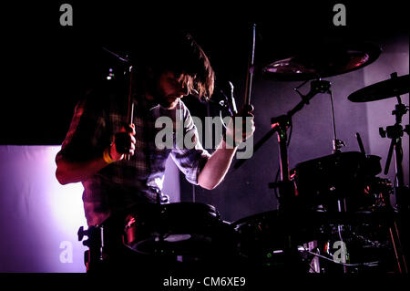 Canadian electronic music band Dragonette performs at the CNE Bandshell ...