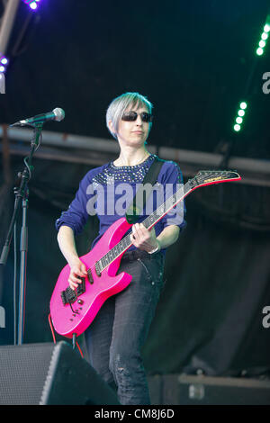 Jo Dunne pictured here in 2010 playing the Artsfest in Birmingham. She ...