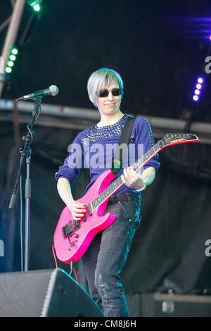 Jo Dunne pictured here in 2010 playing the Artsfest in Birmingham. She ...