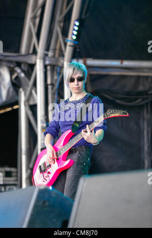 Jo Dunne pictured here in 2010 playing the Artsfest in Birmingham. She ...