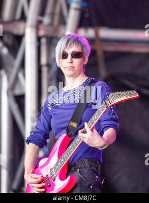 Jo Dunne pictured here in 2010 playing the Artsfest in Birmingham. She ...