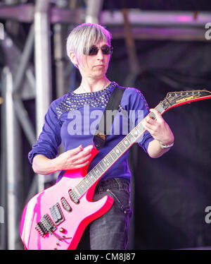 Jo Dunne pictured here in 2010 playing the Artsfest in Birmingham. She ...