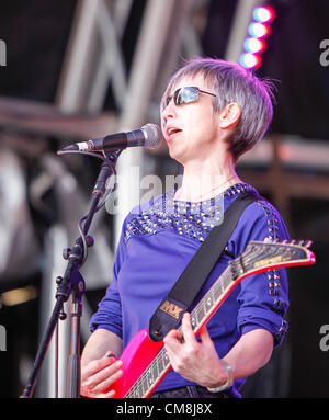 Jo Dunne pictured here in 2010 playing the Artsfest in Birmingham. She ...