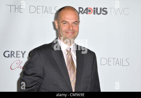 Jacob Aaron Estes attending the premiere of "The Details" in Los ...