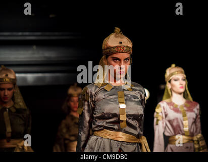 June 28, 2012 - Tbilisi, Georgia. Traditional Georgian folk dance ...