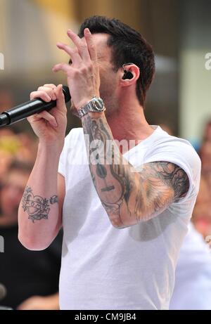 USA. Adam Levine on stage for NBC Today Show Summer Concert Series with ...