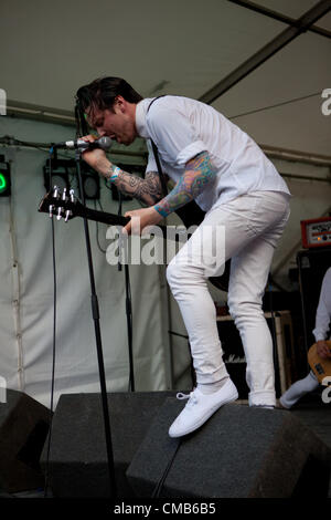 Exeter based band, The Computers, performing at Eden Sessions, 8th July ...