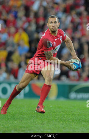Quade Cooper in action during the Australian Wallabies training session ...