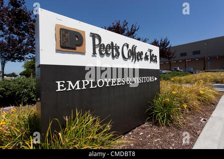 23 July 2012, Peet's Alameda Roasting Facility. Peet's Coffee (PEET ...