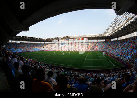 General View inside the Stadium of a Coventry City Corner Flag during ...